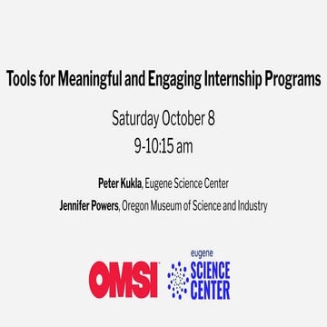 Tools for Meaningful and Engaging Internship Programs | PPT