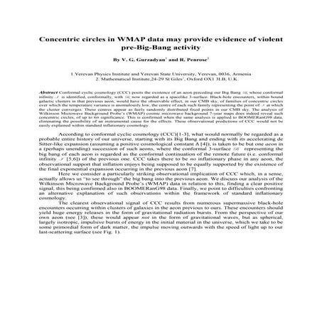 Wmap violent pre_big_bang_activity | PDF | Physics | Science