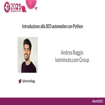 Introduzione alla SEO Automation con Python | PDF