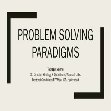 Problem Solving Paradigms in Software Development | PDF | Technology & Computing