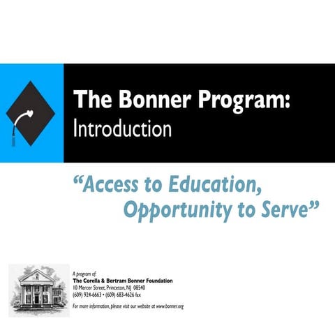 Bonner Introduction Presentation 10-14-10 | PPT