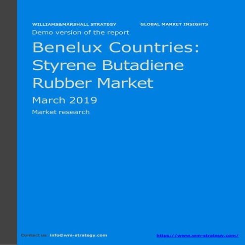 WMStrategy Demo Benelux Countries SBR Market March 2019 | PDF