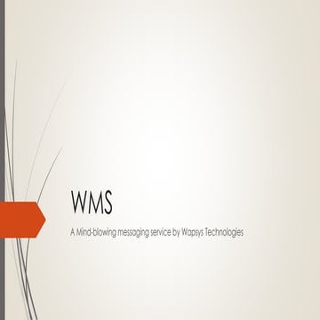 Wms system | PPT