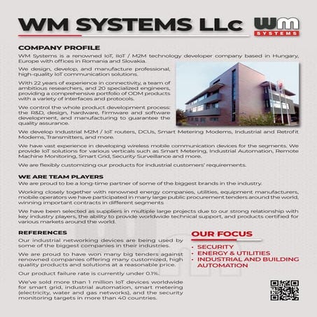 WM Systems LLc - Our Company Profile 2025 | PDF