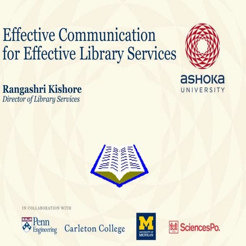 Wnl 001 effective communication by ranashri kishore | PPT