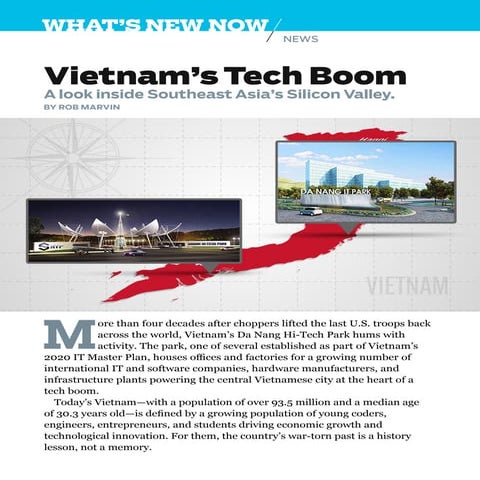 Vietnam’s Tech Boom A look inside Southeast Asia’s Silicon Valley. | PDF