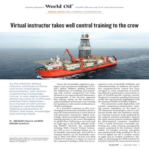 Wild Well Control | PPTX