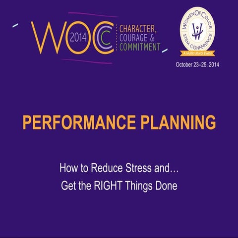 Performance Planning 1 | PPT