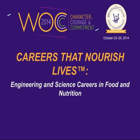 Techutrion: Careers that Nourish Lives; Technology and Science Careers ...