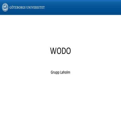 Wodo | PPT