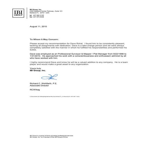 Reference letter | PDF
