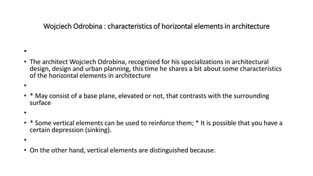 03 architectural principles & elements | PPT