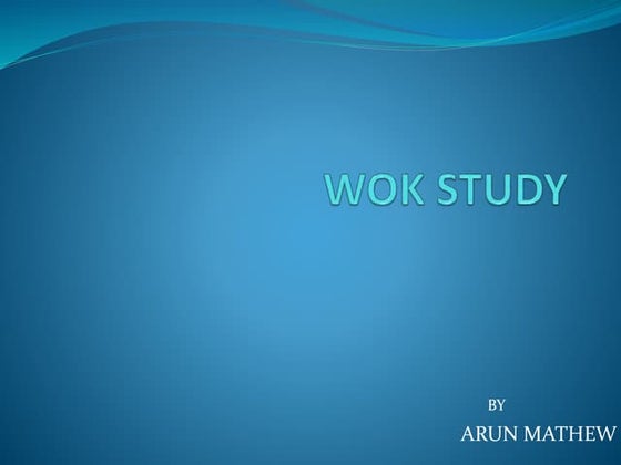 Work Study: Method Study & Work Measurement | PPT