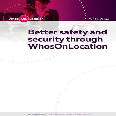 WOL White Paper: Better Safety & Security | PDF