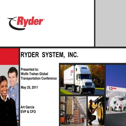 Ryder System, Inc. Wolfe Trahan & Co Presentation | PDF
