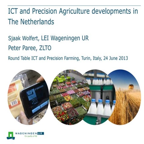 Precision Agriculture and ICT in The Netherlands | PPTX