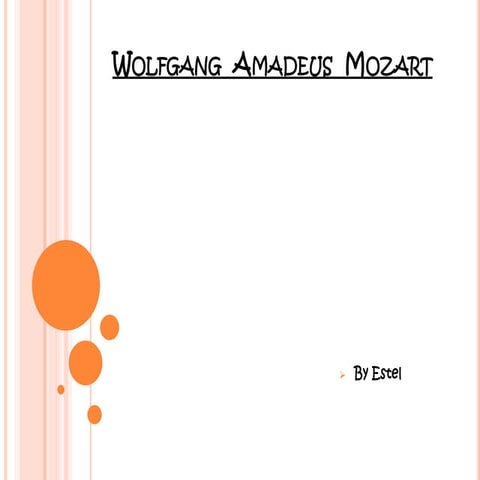 Wolfgang amadeus mozart | PPTX