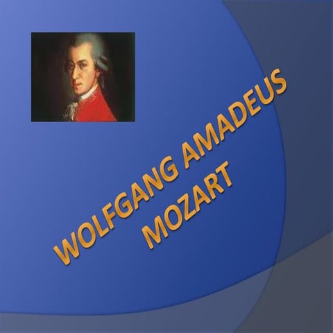 Wolfgang amadeus mozart joel i jose.Espais 3 | PPT