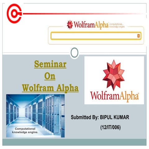 Wolfram alpha | PPT