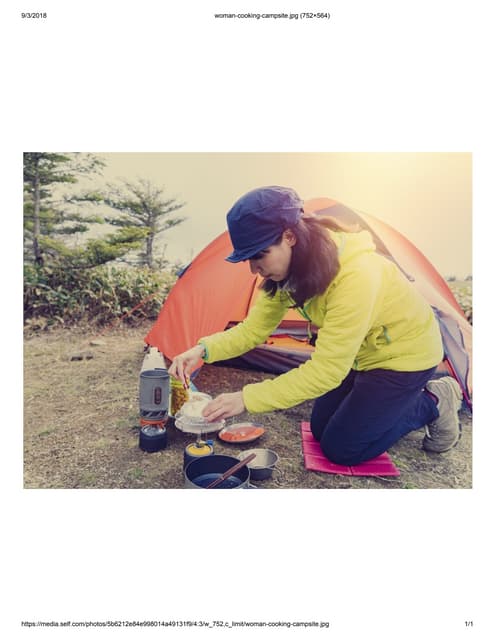Woman Cooking campsite woman-cooking-campsite