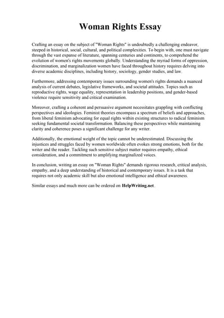 Essay About Women Rights.pdf