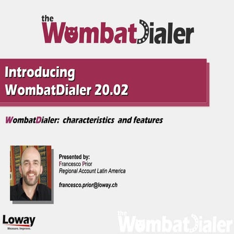 Introduciendo Wombat 2.0` | PPT
