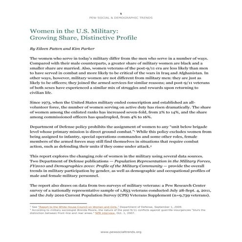 Women in the military | PPT