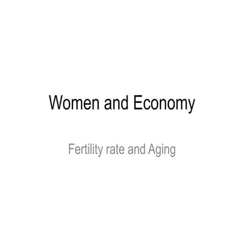The female economy | PPTX