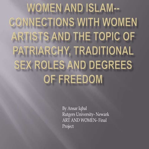 Women and Islam | PPTX