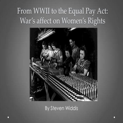 Women and world war two presentation | PPTX