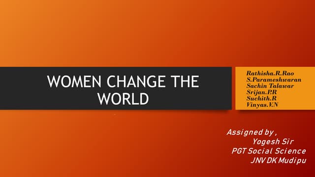 Inspiring Women Achievers In India | PDF