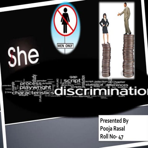 Women discrimination ppt | PPT