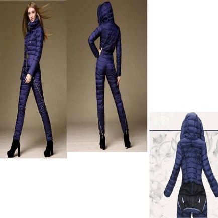 Women duck down jumpsuit | PPTX