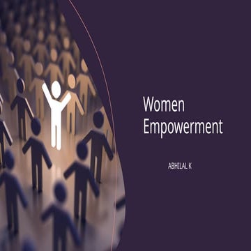 5 components of women empowerment | PPTX