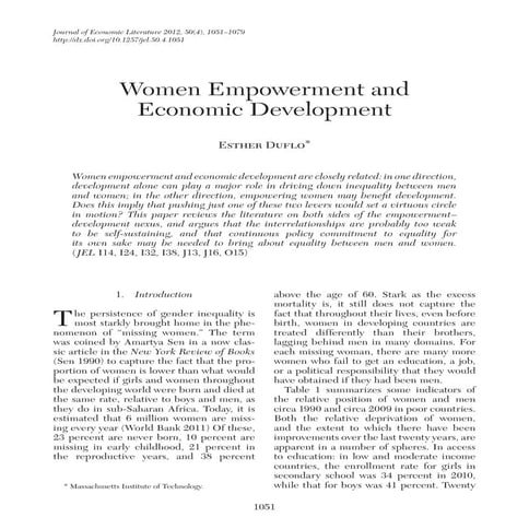 Women empowerment economic_development | PDF
