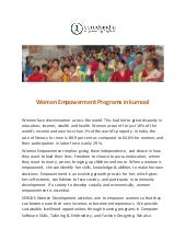 Empowerment The Key to Unlocking Women's Potential | PDF