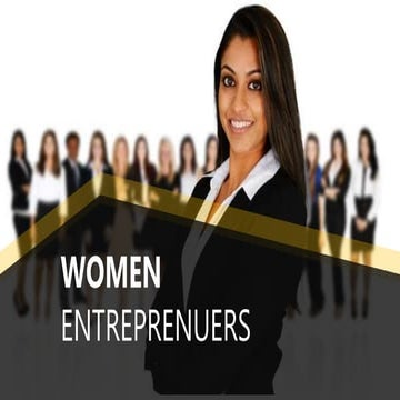 Women entreprenuers | PPTX