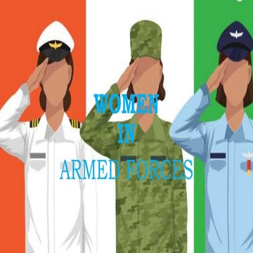 WOMEN IN MILITARY | PPTX