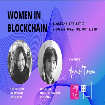 Blockchain Talent 101 | Women in Blockchain (Oct 2, 2018) | PDF