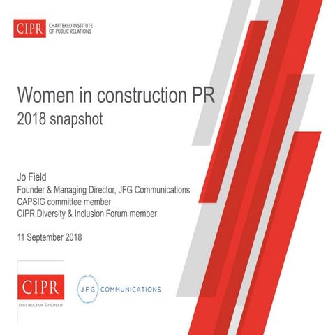 Women in construction pr research findings - presentation | PPT