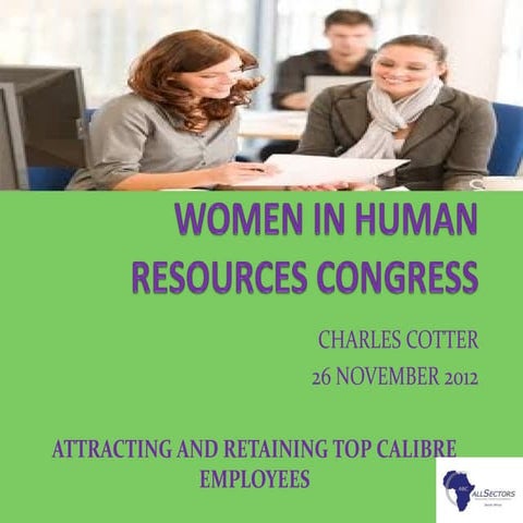 Women in Human Resources Congress Attracting and Retaining | PPT