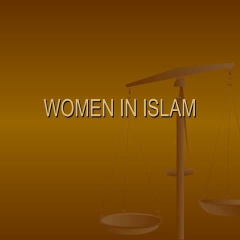 Women inislam | PPT