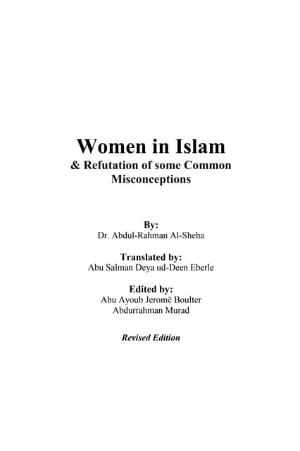 role of women in islam. powerpoint presentation. | PPTX | Islam ...