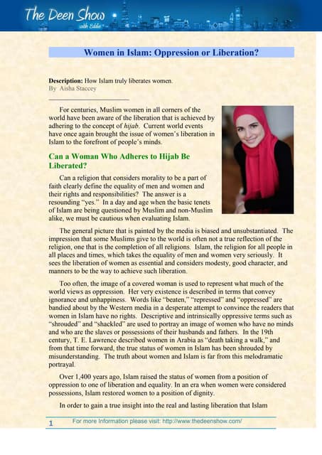 women in islam | PPTX