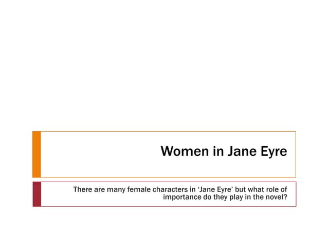 Charlotte Bronte's Jane Eyre | PPTX