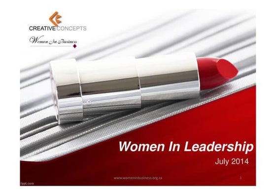 Women in leadership | PPT
