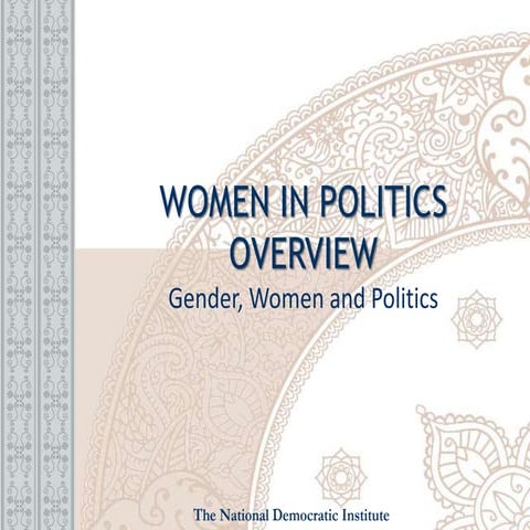 Women & Their Representation in Politics.ppt