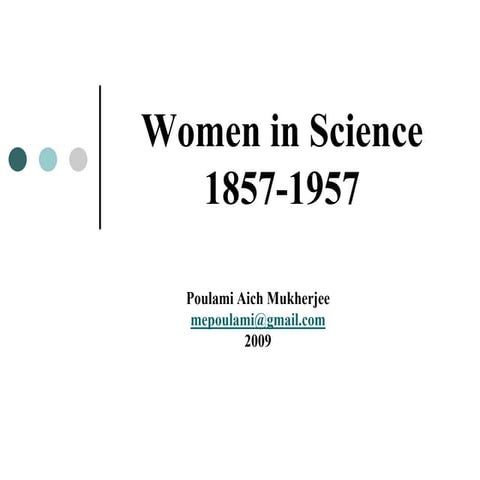 Women in Science | PPT
