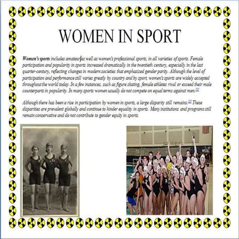 Women in sport | PPT