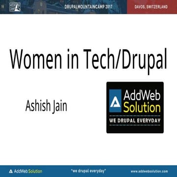 Women in Tech/Drupal | PPT